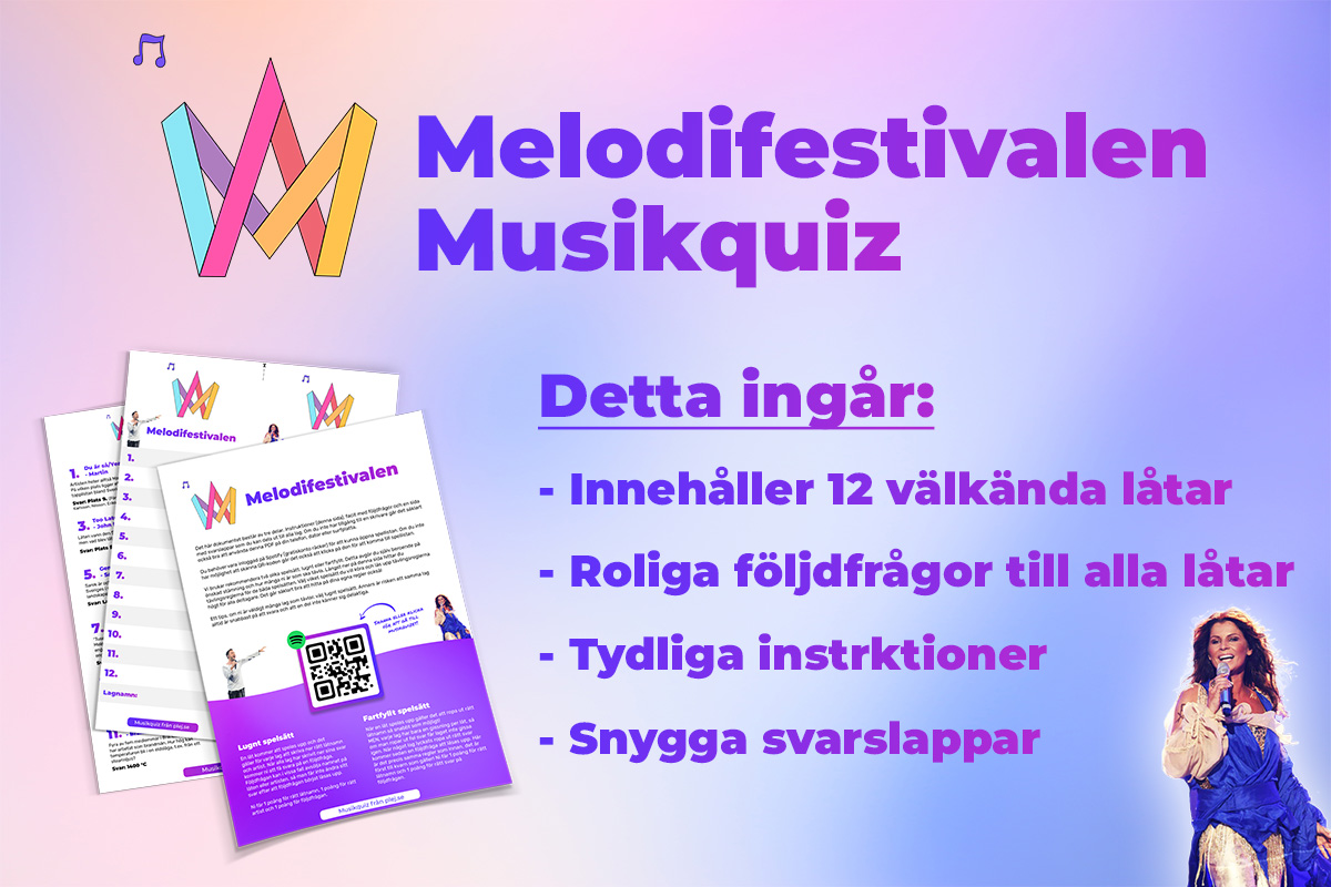 Musikquiz med färdiga följdfrågor - Plej